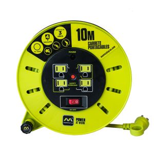 Extensión con multicontactos de 10m-Luceco