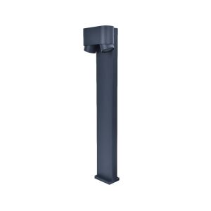 Mini poste para exterior de 75 cm, gris oscuro, 12 W. 100H1084MVG Tecnolite