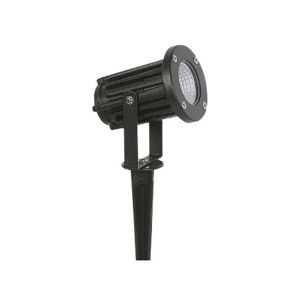 Lámpara con estaca LED jardín, 8 W, negro. HLED-755/N Tecnolite