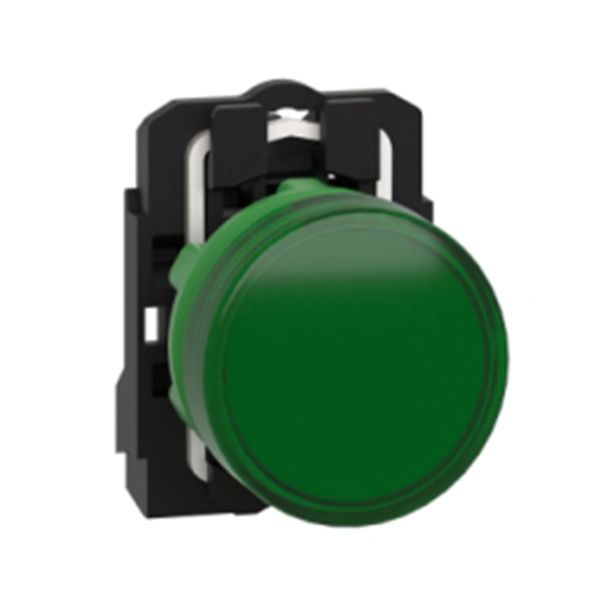 Piloto luminoso LED, verde, 22mm, 230v-Elektron