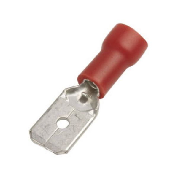 Terminal macho plano – Rojo - FM1-1/4 - Elektron