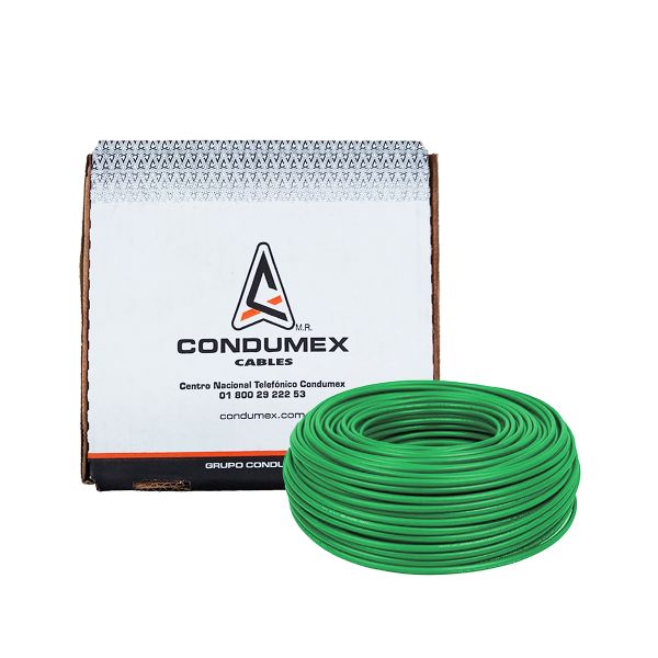 Cable – 100m – Verde - Cal 12 – Condumex - Elektron