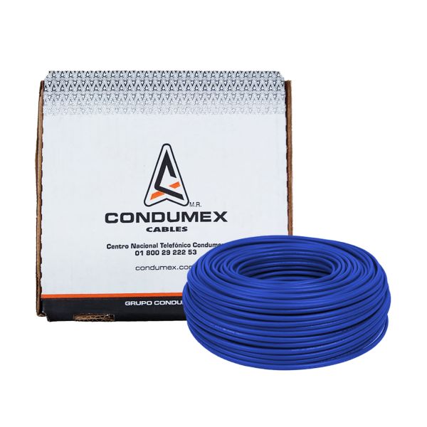 Compra Caja de 100 M., cable azul THW, calibre 18, 100% cobre. CTHW ...
