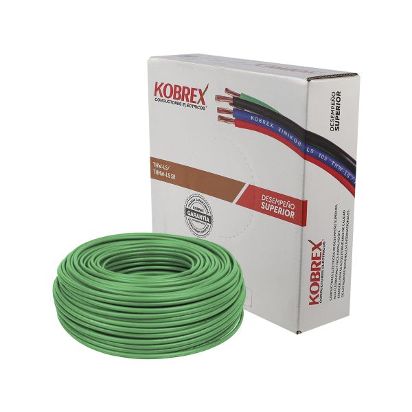 Cable - 100m – Verde - THW - Cal 12 - Kobrex - Elektron