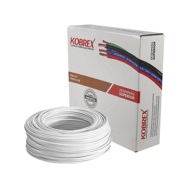 Cable - Calibre 16 - 100mts - Blanco - Kobrex - Elektron