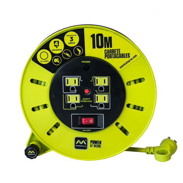 Extensión con multicontactos de 10m-Luceco