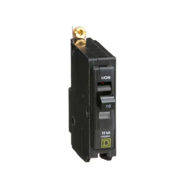 Compra Interruptor termomagnético QOB, 1 polo, 10 A. atornillable. QOB110 Schneider Electric en ...