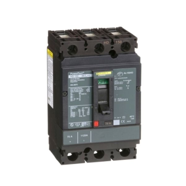 Compra Interruptor termomagnético, 3 polos, 70 A. HDL36070 Schneider ...