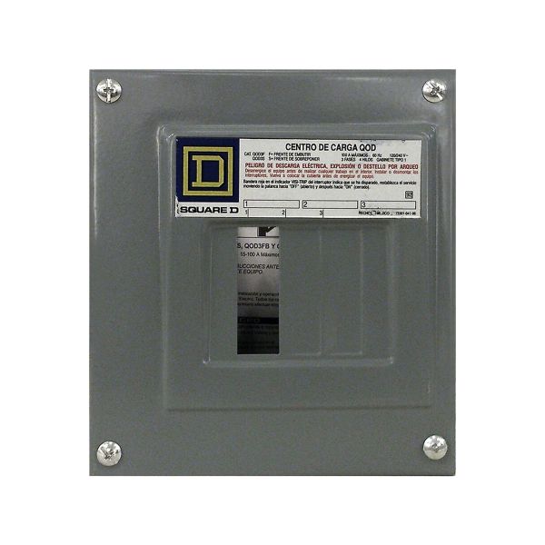 Centro De Carga Qod - 100 A 3f, 4h 3sp Ne - Elektron