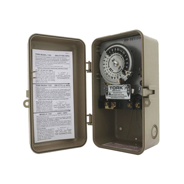 Interruptor De 24 Hrs 208-277v 40a Tork 5hp - Elektron