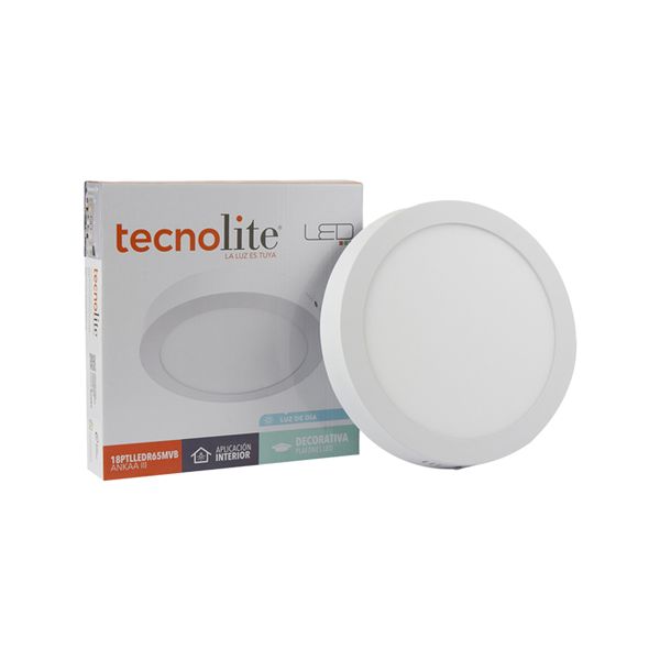 Lámpara Led De Techo Tecnolite 18w 6500k - Elektron