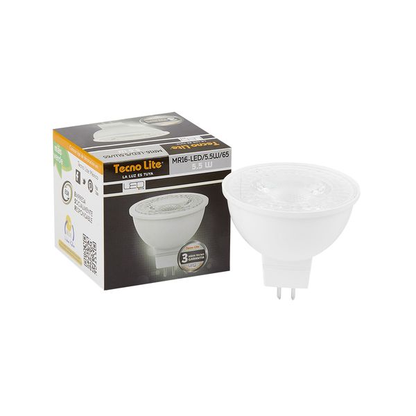 Foco Led Mr16 5.5w 6500k Tecnolite - Elektron