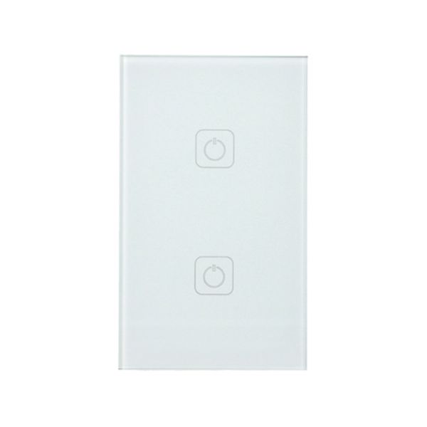 Apagador inteligente WiFi 2 botones táctiles con cable neutro ...
