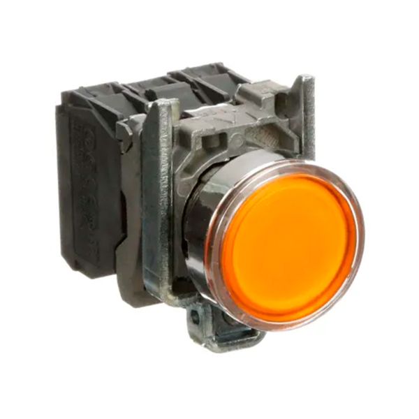 Pulsador luminoso LED, 24V NA-amarillo-Elektron