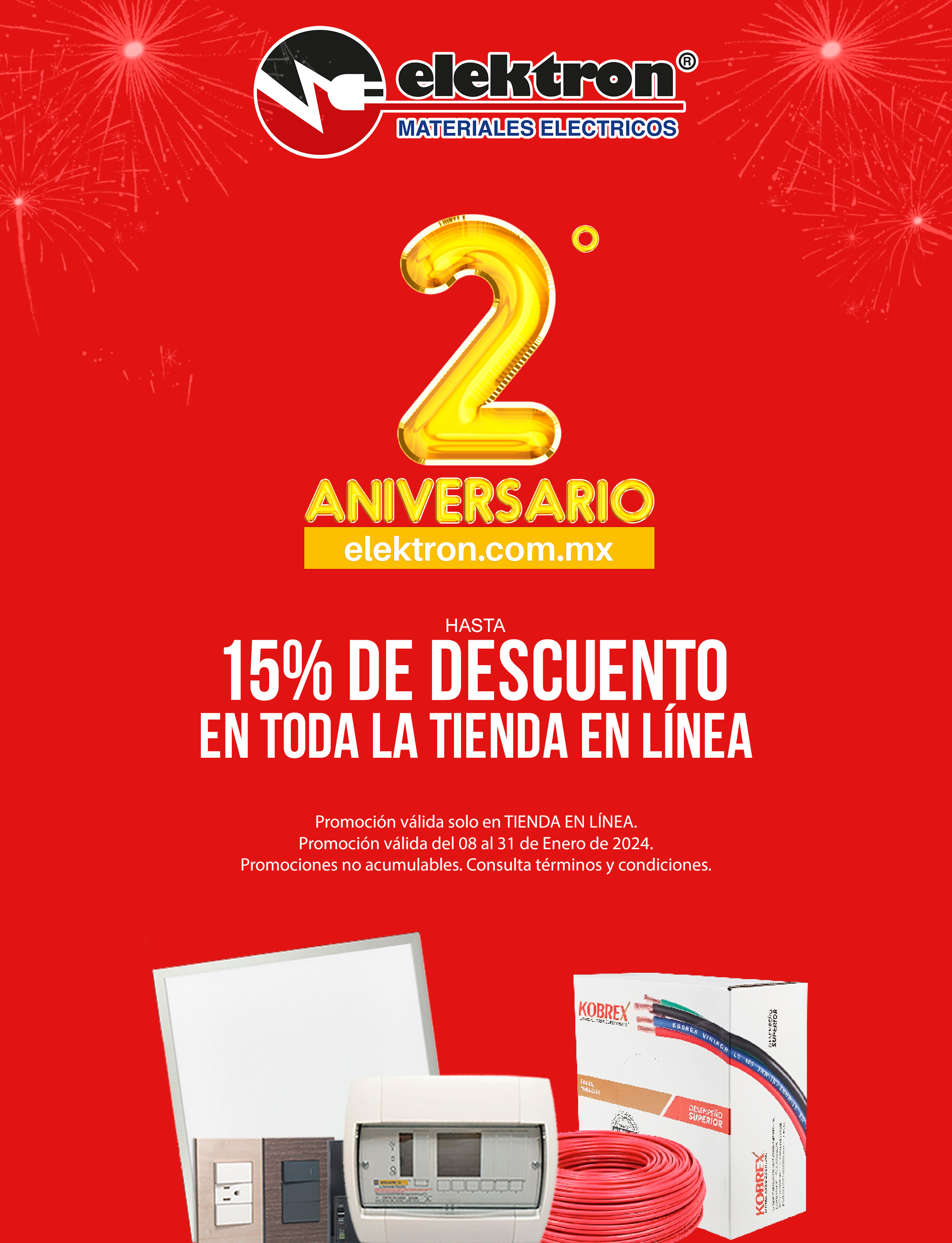 Promociones - Elektron Materiales Eléctricos