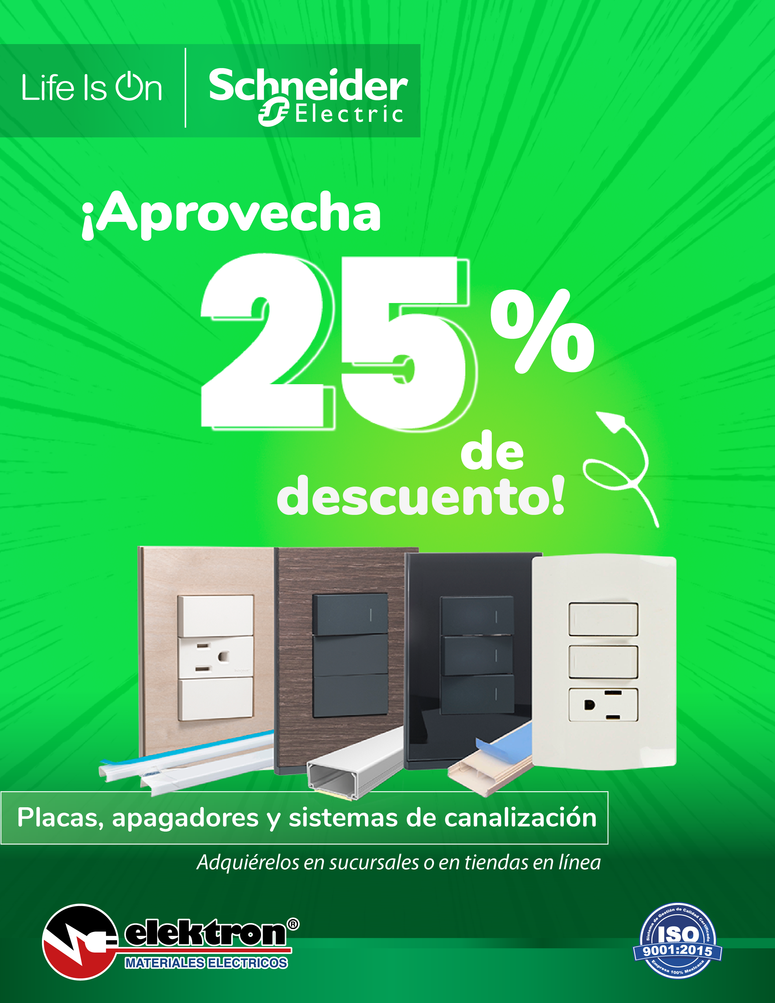 Promociones - Elektron Materiales Eléctricos